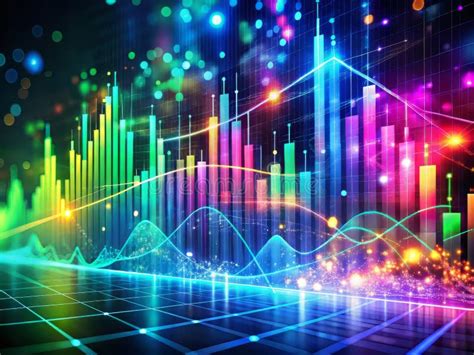 Visualizing Data Flow Dynamic Charts And Graphs Intertwined With Abstract Circuitry And