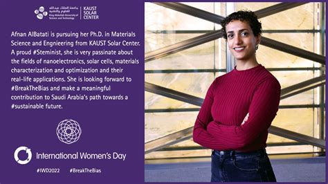 Afnan Albatati On Linkedin Womaninscience Science