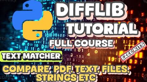 Python Difflib Module Explained With Examples Youtube