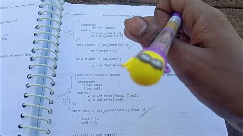 Multilevel Inheritance Programming C Program Youtube