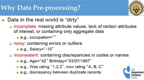 data preprocessing using machine learning pdf databases computer software and applications