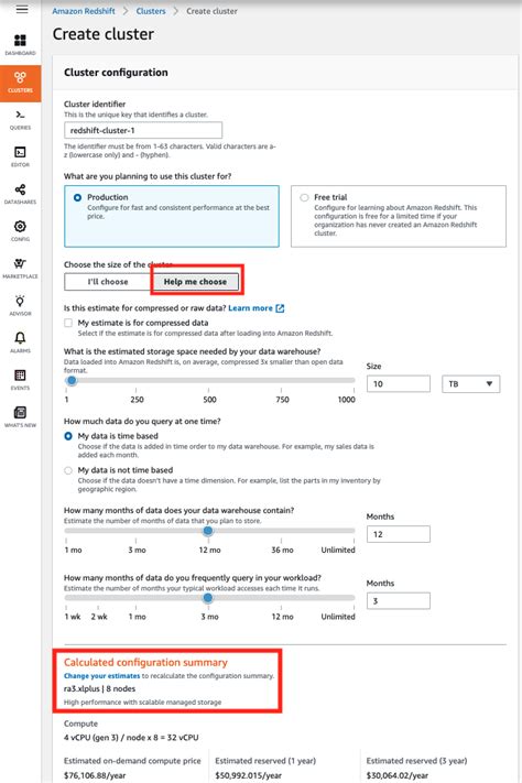 Compare Different Node Types For Your Workload Using Amazon Redshift