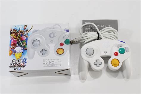 official nintendo gamecube controller super smash bros white boxed t3