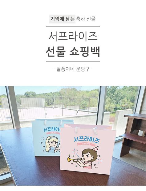 파티·이벤트용품 축하선물 기프트백 선물 쇼핑백 생일선물 명절선물 답례품 서프라이즈 선물 쇼핑백 오늘의집 쇼핑