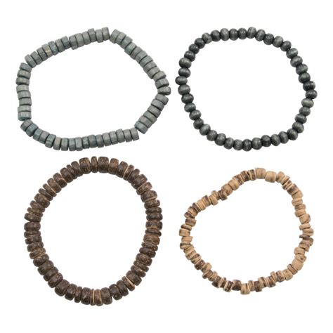 Bracelets Natural Bead Tim Holtz Assemblage