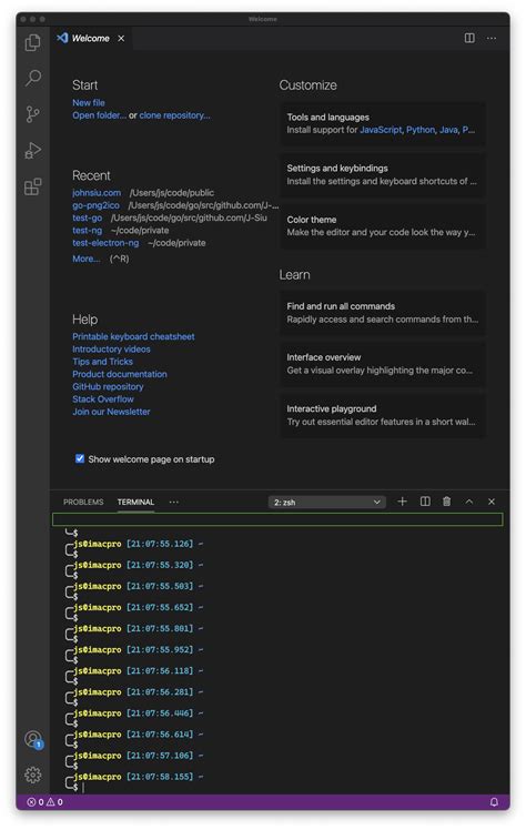 Terminal Excessive Space On Top Issue Microsoft Vscode Github