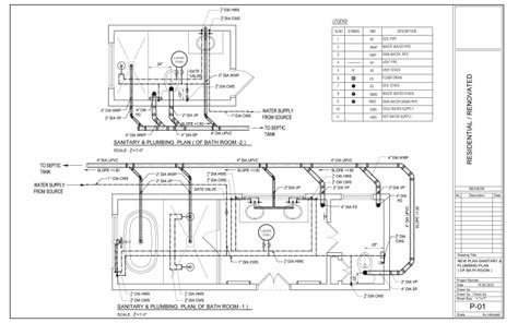 I Will Create Sanitary And Plumbing Drawings In Autocad