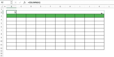 Cara Menggunakan Fungsi COLUMN Pada Microsoft Excel Kegunaan Contoh Dan Langkah Penulisan