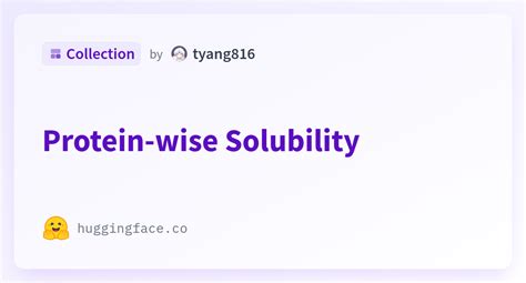Protein Wise Solubility A Tyang816 Collection
