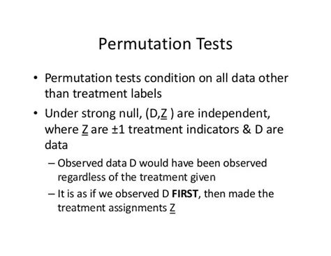 permutation test