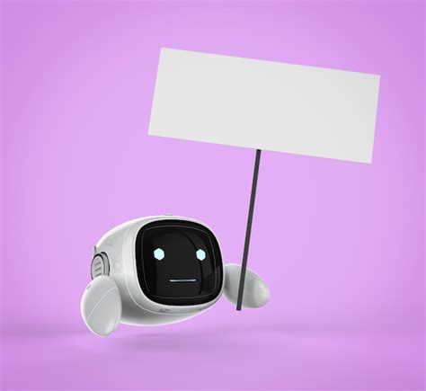 Premium Photo Cute Assistant Artificial Intelligence Robot No Leg
