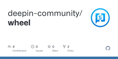 Github Deepin Communitywheel