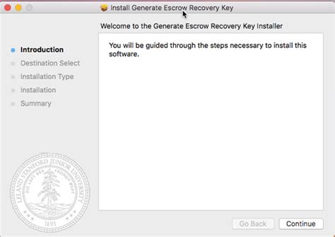 Back Up Your Encryption Recovery Key Mac University It