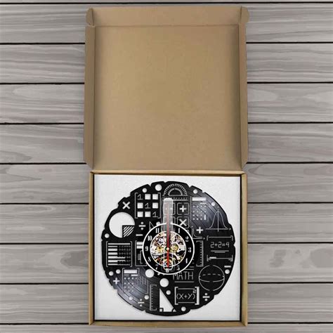 Math Formulas Wall Clock Math Equation Educational Vicedeal