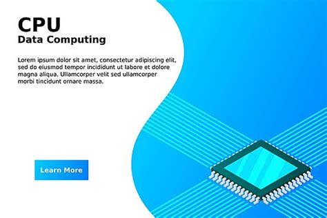 Background Illustration Of Quantum Computing And Pc Motherboard With Microchip For Artificial