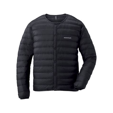 몽벨 슈페리어 다운 라운드 넥 재킷 남성 블랙 Montbell Kream