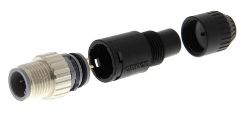 Conector De Sensor Macho M12 4 Posiciones Omron Xs2g D421 Forzzamx