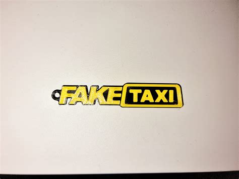Fake Taxi Keychain By Andreas Gurschler Download Free Stl Model