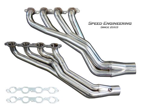 Speed Engineering Headers Silverado And Sierra 1 7 8 Longtube Headers 2 Spike Performance