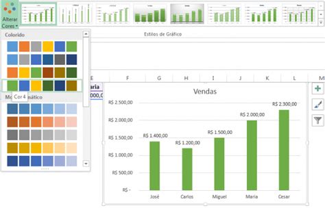 Gráfico De Colunas No Excel Tutorial Completo Excel Easy