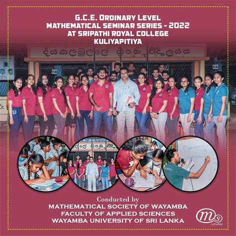 Mathematics Seminar Series 2022 Faculty Of Applied Sciences