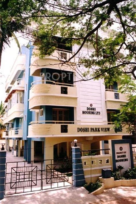 Main Elevation Image Of Doshi Housing Park View Unit Available At Anna Nagar Chennai