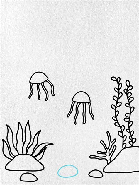 How To Draw An Ocean Scene Step By Step