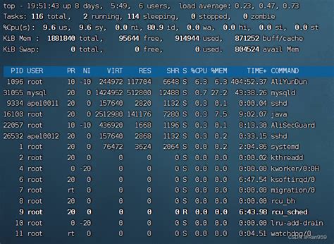 linux操作系统负载的命令查看与详解 load 查看 csdn博客