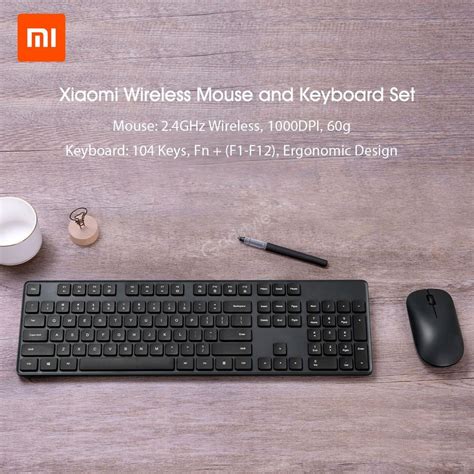 Xiaomi Mi Wireless Wireless Keyboard and Mouse Combo Set - GadStyle BD