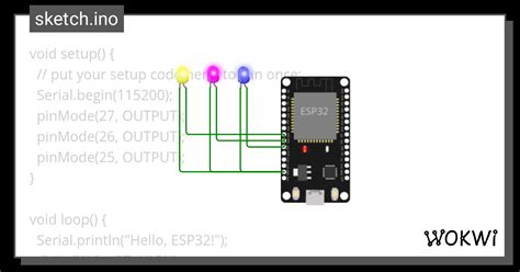 Wokwi Online ESP STM Arduino Simulator