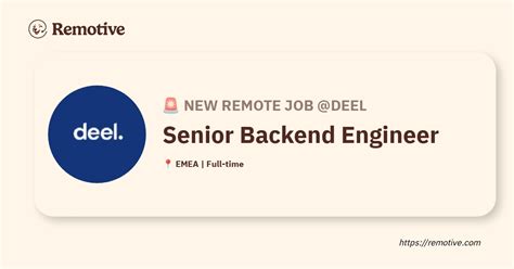 Hiring Senior Backend Engineer Deel