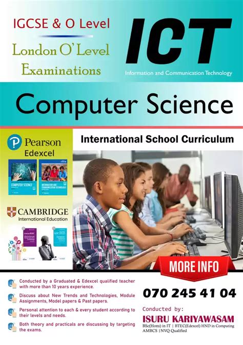 Computer Science Ict Edexcel And Cambridge Home Visiting And Online London O L London Exams