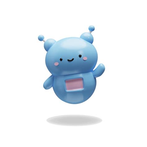 3d Render Cute Smiling Robot Virtual Assistant In Your Device Future Robotic Technology About