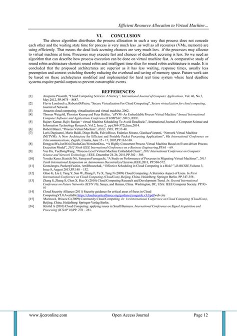 efficient resource allocation to virtual machine in cloud computing