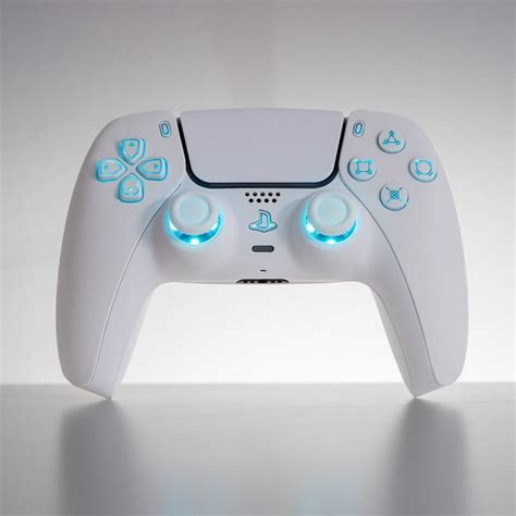 Ps5 Led Controller Mod Custom White Wireless Controller With White