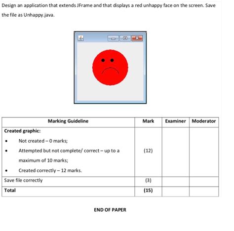 Solved Design An Application That Extends JFrame And That Chegg Com