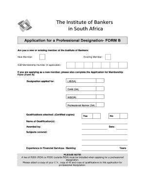 Fillable Online Iob Application Form For Designation Latest JHpdf Fax Email Print PdfFiller