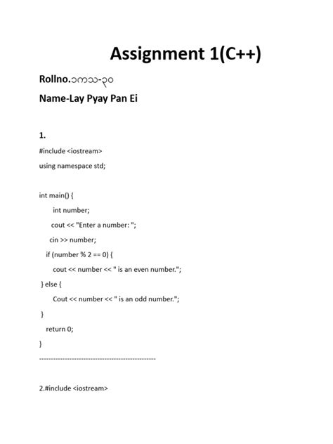 Assignment 1 Download Free Pdf Namespace Software