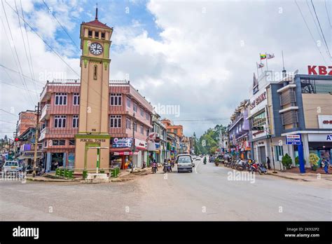 Pyin Oo Lwin Myanmar Aug 18 2015 Purcell Tower In The Town Pyin