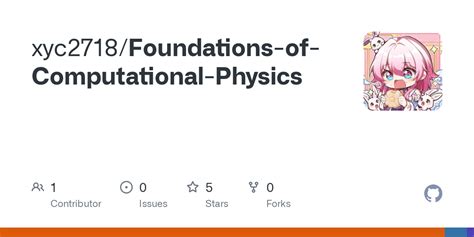 Github Xyc2718foundations Of Computational Physics