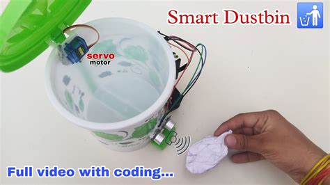 Make Smart Dustbin Using Ultrasonic Sensor And Arduino Automatic