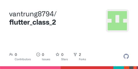 Github Vantrung8794flutterclass2