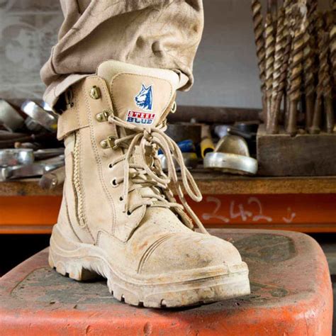 Side Zip Safety Boots Work Boots With Side Zip Big Boots Uk