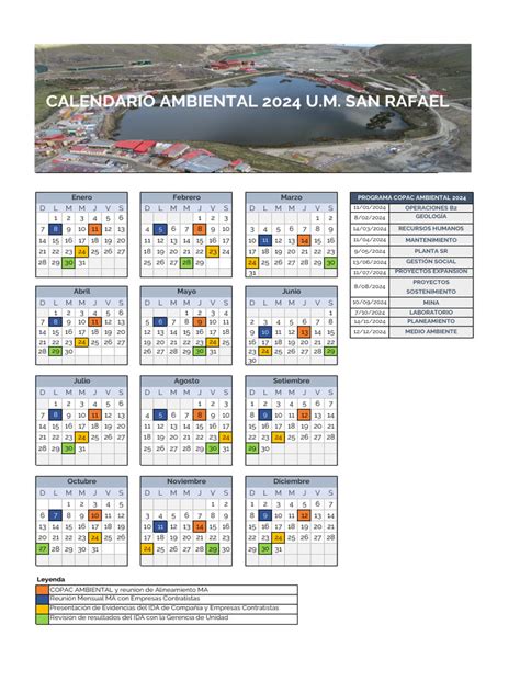 Calendario Ambiental 2024 Pdf