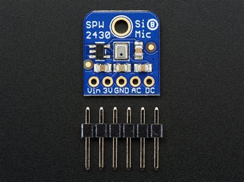 Adafruit Silicon Mems Microphone Breakout Spw2430 Mems Microphone Microphone Mems