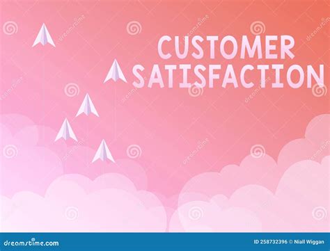 Hand Writing Sign Customer Satisfaction Business Overview Exceed Consumer Expectation Satisfied