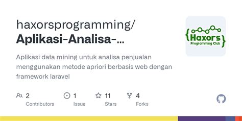 github haxorsprogramming aplikasi analisa penjualan apriori aplikasi