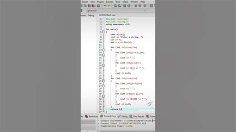 How To Print Diamond Pattern With Input String In C Youtube
