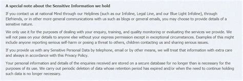 Personal Vs Sensitive Information Termsfeed