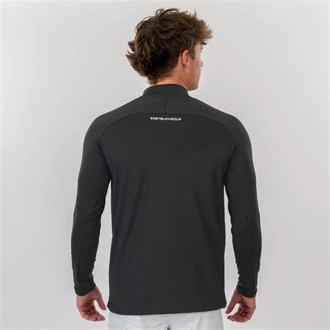 compression zip long sleeve bucked up